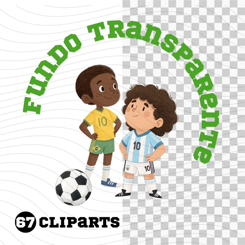 Kit Digital Copa Mundial de Futebol – Cliparts, Papéis Digitais e Font