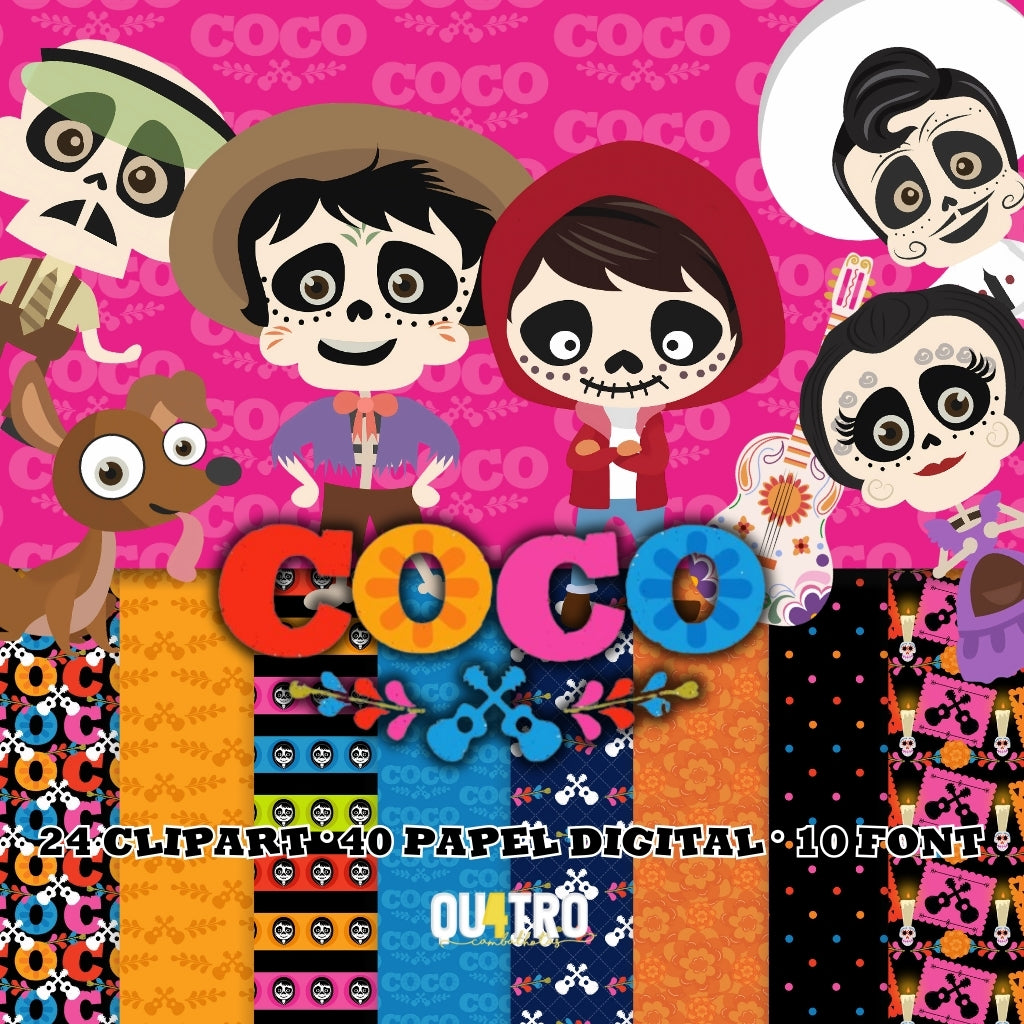 Kit Digital Viva: A Vida é uma Festa – Cliparts, Papéis Digitais e Fon
