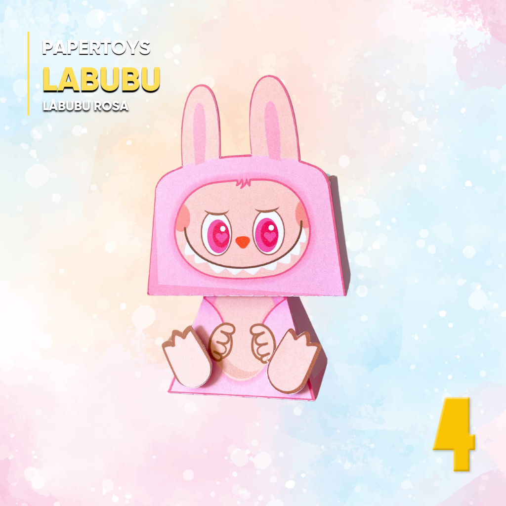 Papertoy Labubu – Archivo Digital para Recorte