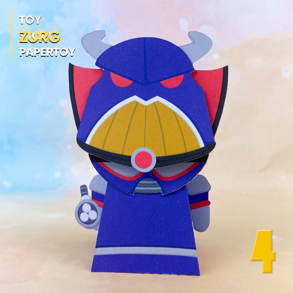 Papertoy Zurg – Archivo digital para cortar